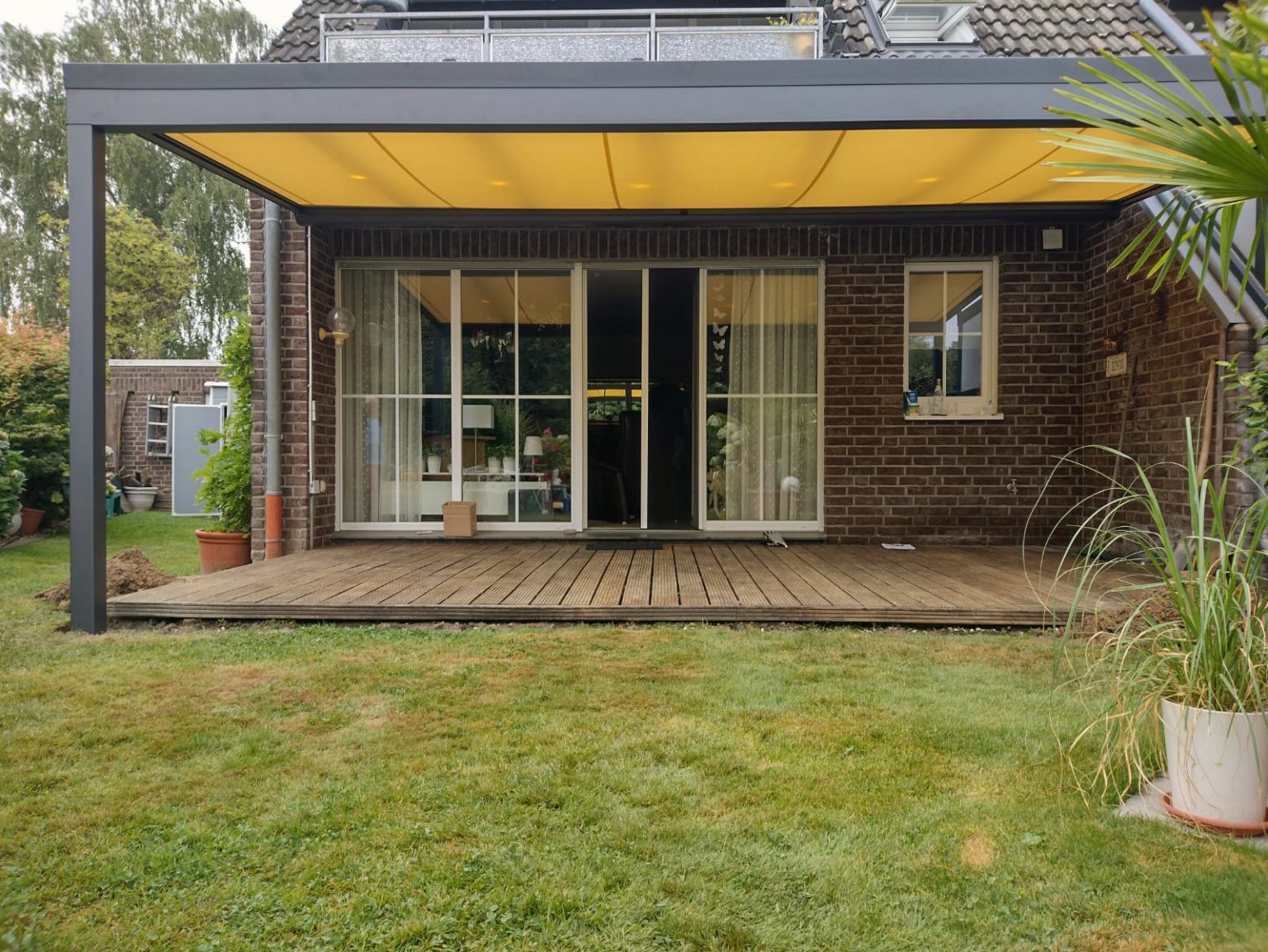 Terrassenberdachung Alu Mit Markise